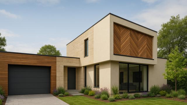 8 Desain Rumah L-Shape 2025 dengan Garasi dan Taman Depan yang Menarik