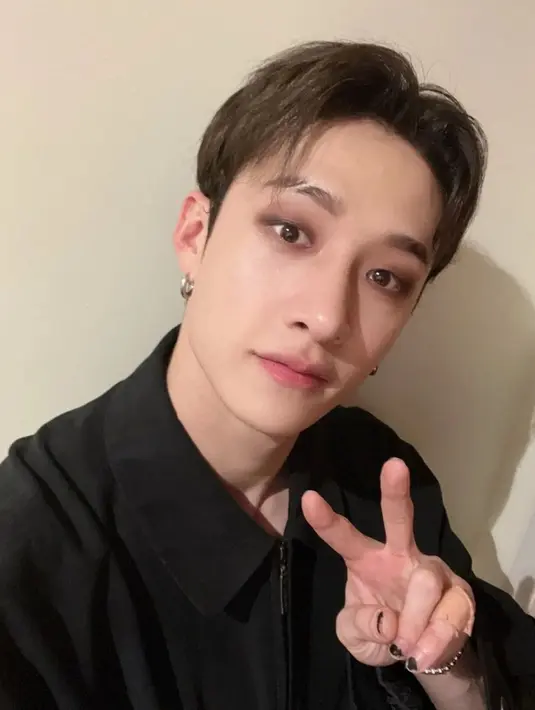 Gaya Selfie Bang Chan Stray Kids Selalu Curi Perhatian, Siap Konser di ...