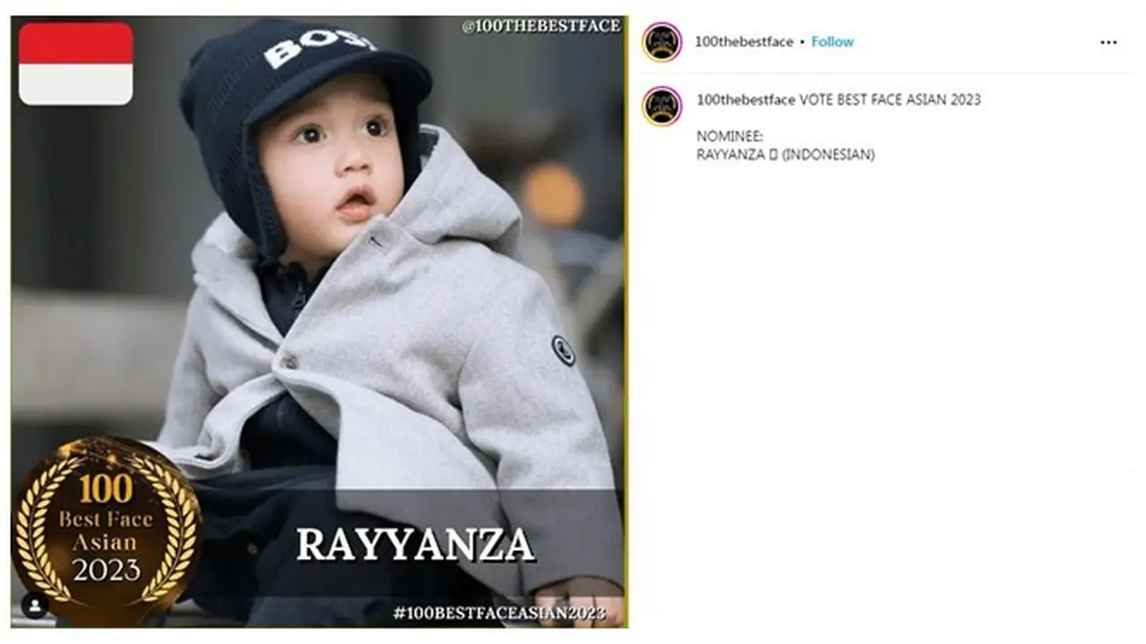 Masuk Nominasi 100 The Best Face Asian, Ini 7 Gaya Rayyanza 'Cipung ...
