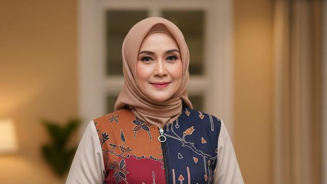 8 Model Gamis Resleting Depan untuk Wanita 50 Tahun, Elegan dan Mudah ...