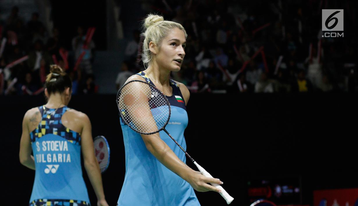 FOTO: Aksi Si Cantik Stoeva Bersaudara di Indonesia Masters 2019