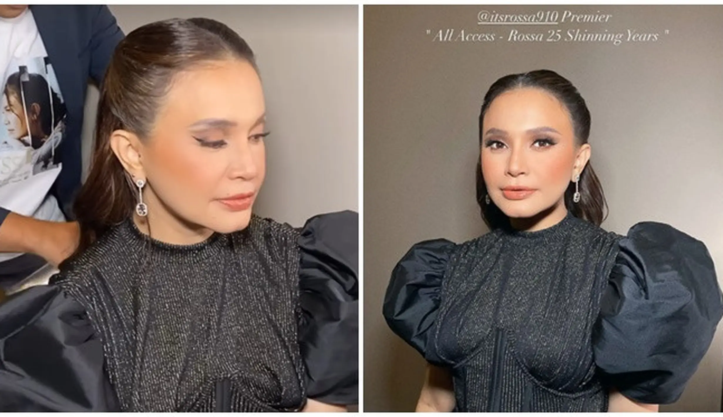 Potret Rossa di Gala Premiere All Access to Rossa 25 Shining Years ...