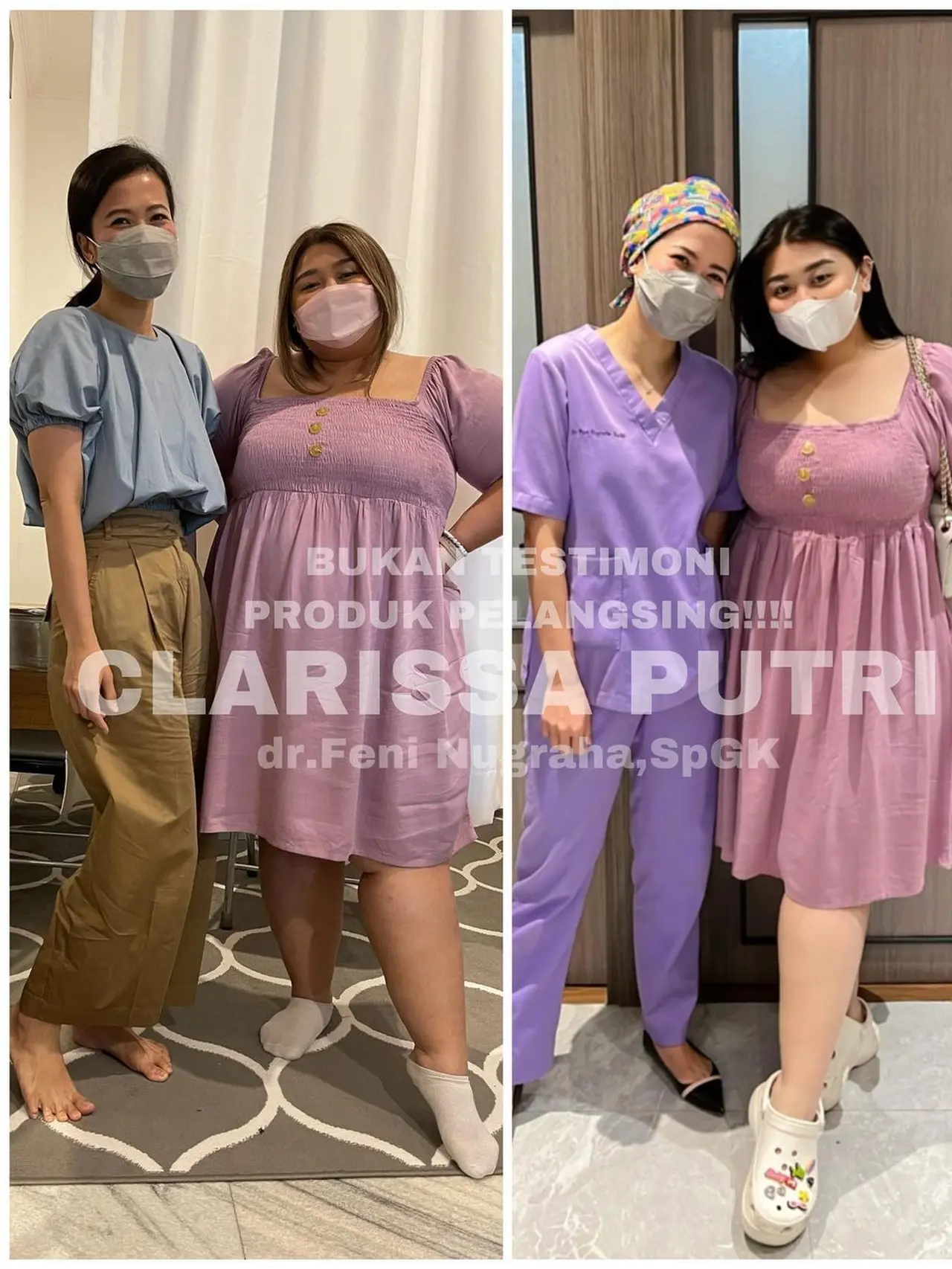 Sukses Turun 50 Kg, Ini 6 Potret Transformasi Clarissa Putri - Hot ...