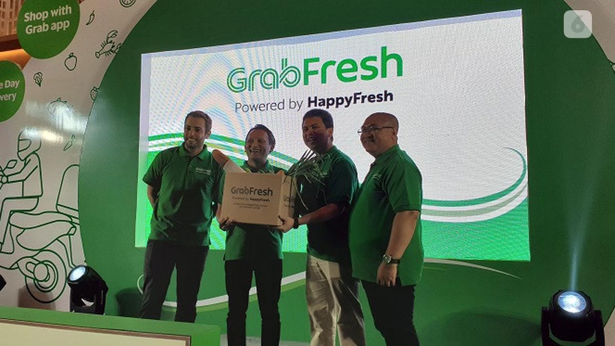 Gandeng HappyFresh, Grab Boyong Layanan Belanja Kebutuhan Harian
