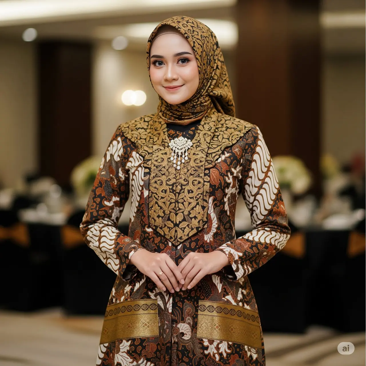 12 Model Baju Gamis Batik Pesta Elegan Terbaru 2025, Stylish, Nyaman ...