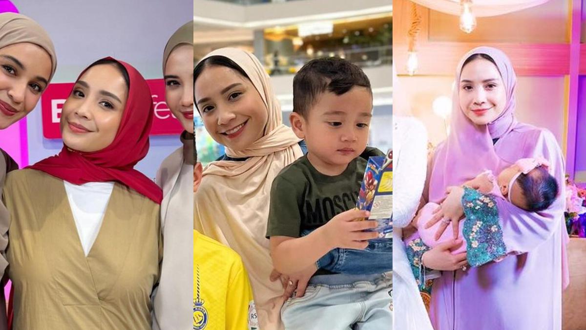 6 Gaya Santun Nagita Slavina yang Masih Kenakan Hijab Usai Ibadah Haji, Pesonanya Adem Banget ...