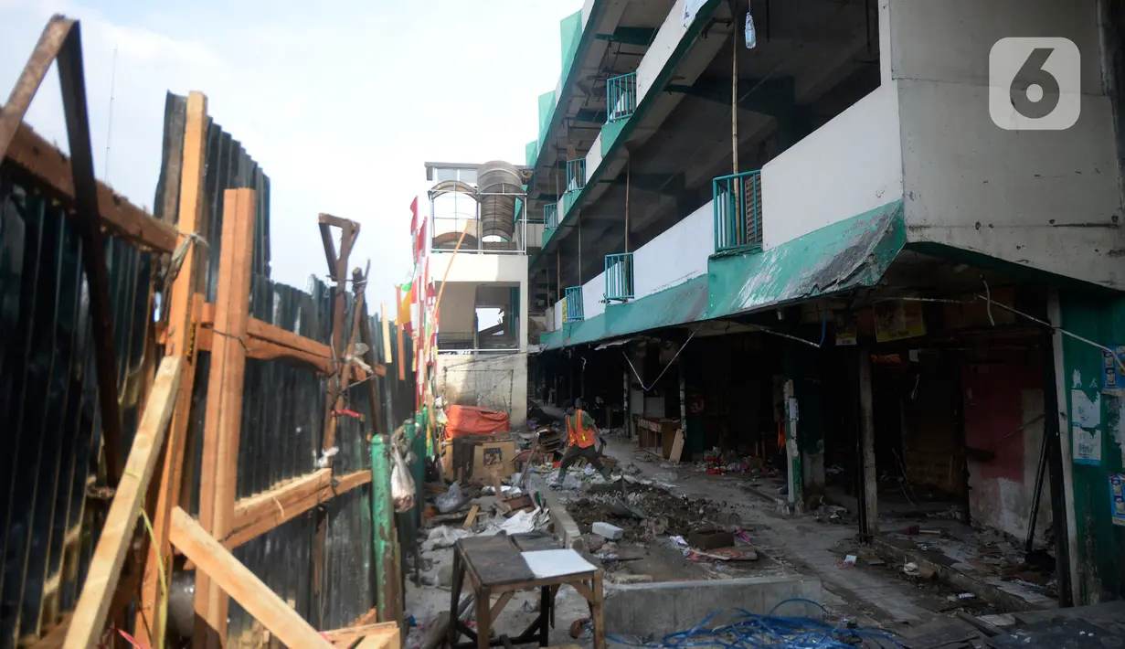 FOTO: Menengok Proyek Revitalisasi Pasar Ciputat - Foto Liputan6.com