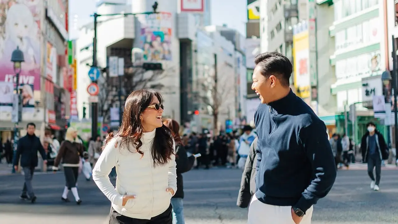 7 Potret Marsha Aruan dan Vicky Syaputra Liburan di Jepang, Diduga ...