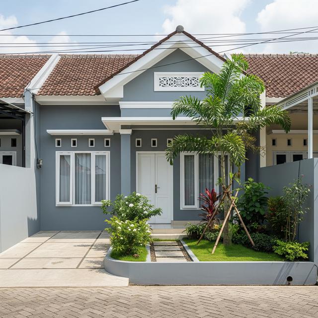 9 Model Rumah Sederhana Warna Abu-abu, Pilihan Tepat Hunian Idaman