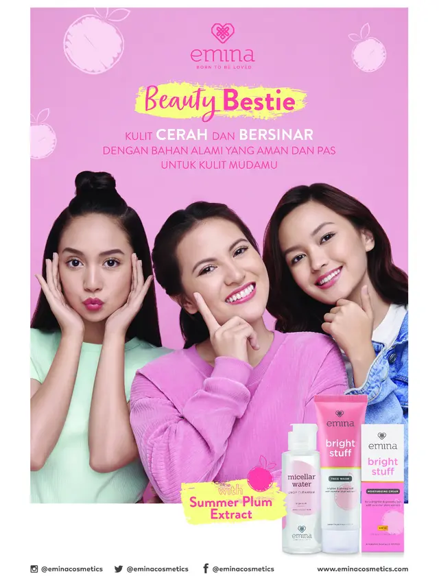Mau Wajah Glowing Sepanjang Hari? Emina Beauty Stuff Jawabannya ...