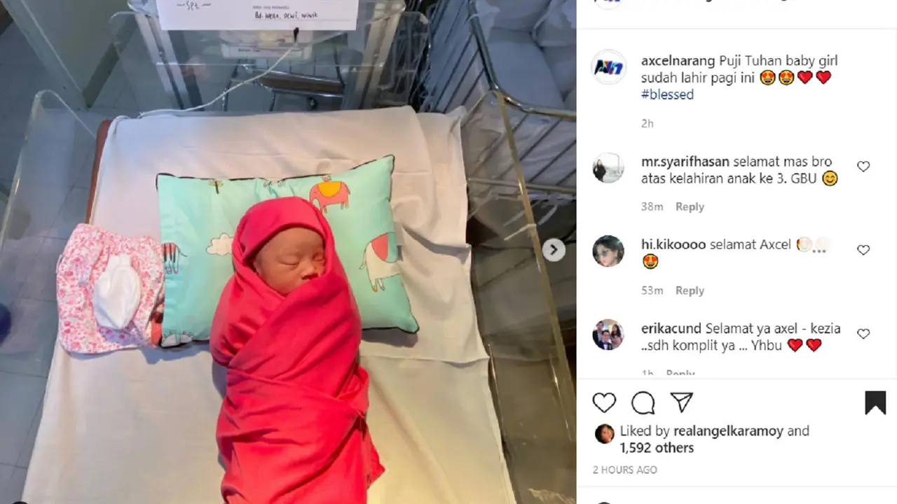 Kezia Karamoy Melahirkan Anak Ketiga Berjenis Kelamin Perempuan - ShowBiz Liputan6.com