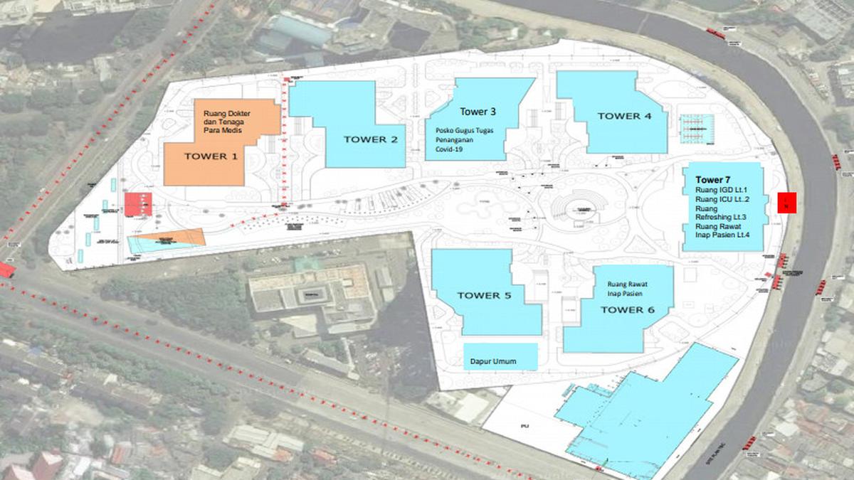 Gambaran Fasilitas Rumah Sakit Darurat Corona Covid-19 di Wisma Atlet ...