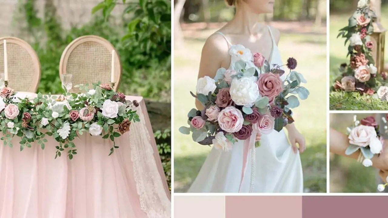 6 Kombinasi Warna Tema Pernikahan Pink, Ada Pink-Silver Ala Siraman ...