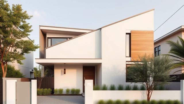 Inspirasi 7 Model Rumah Sederhana atap Miring yang Modern dan Fungsional