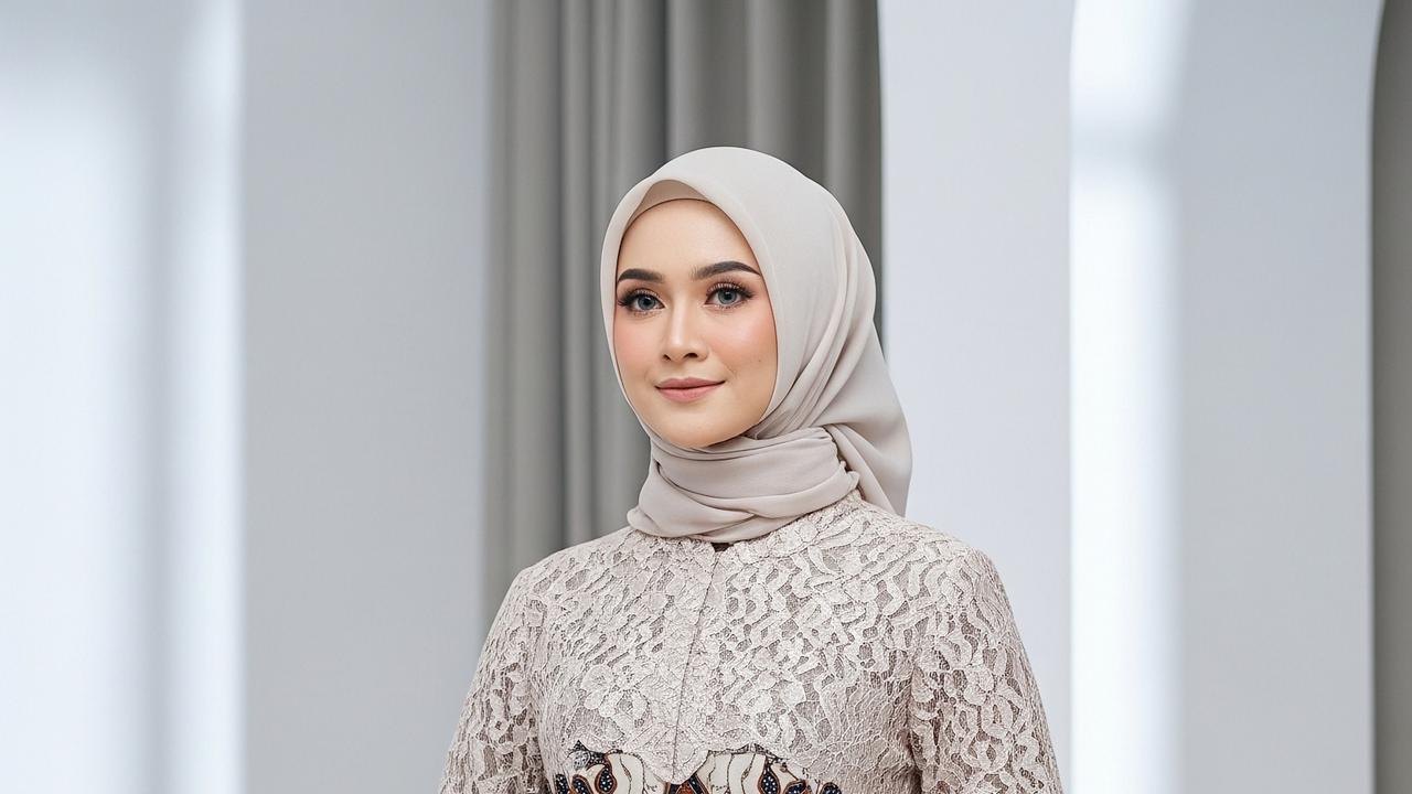 7 Model Gamis Brokat Batik, Penunjang Tampilan Stylish di Acara Resmi ...