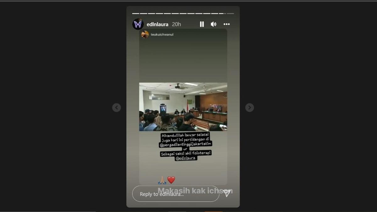 Unggahan Terakhir IG Story Edelenyi Laura Anna Mantan Pacar Gaga ...