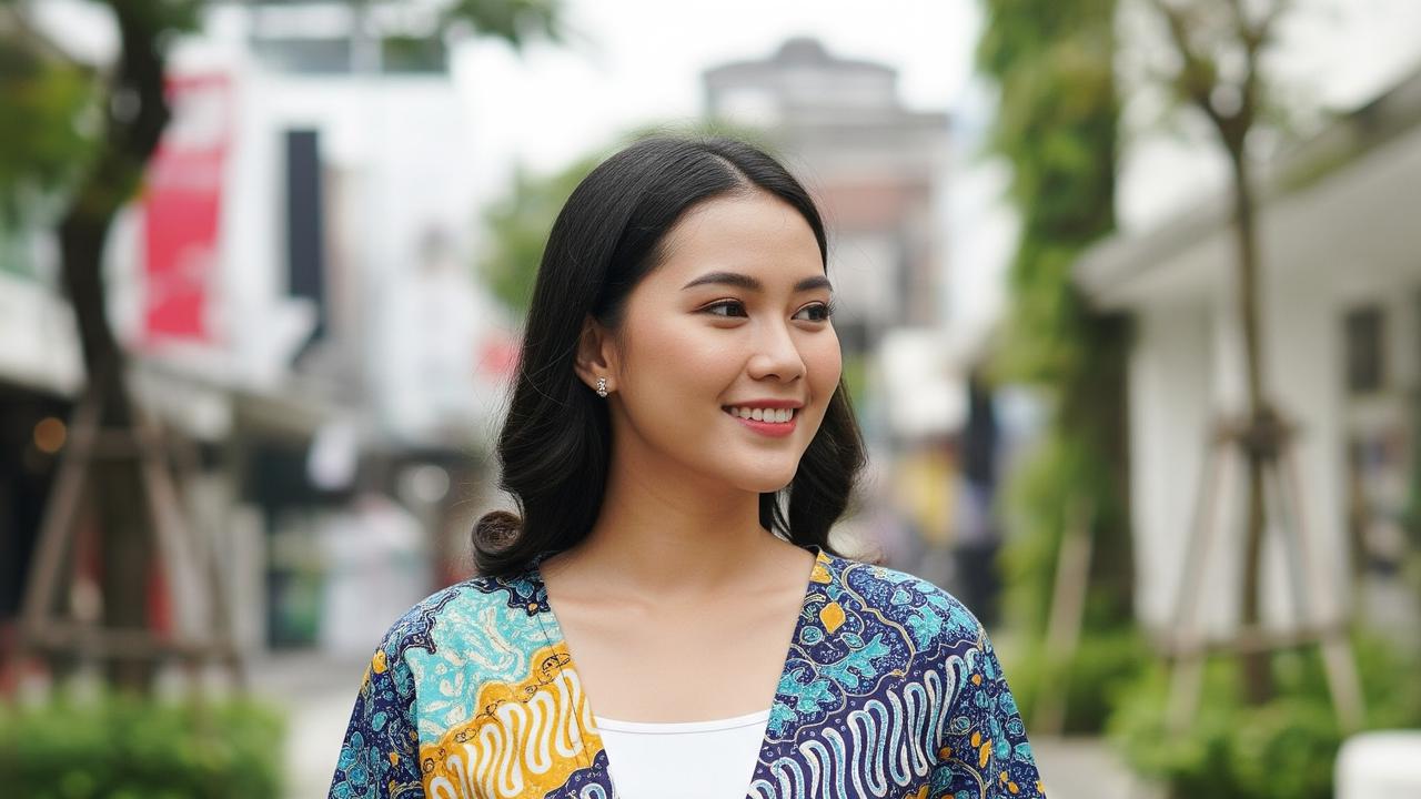 12 Model Outer Crop Top Batik Lengan Panjang untuk Anak Muda 20-an ...