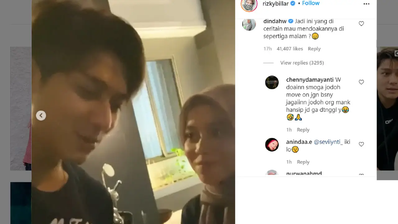 Lesti Kejora Ada dalam Doa Sepertiga Malam Rizky Billar? - ShowBiz Liputan6.com