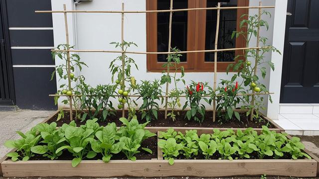 6 Model Kebun Sayur Mini Depan Rumah, Bikin Hunian Asri & Produktif ...