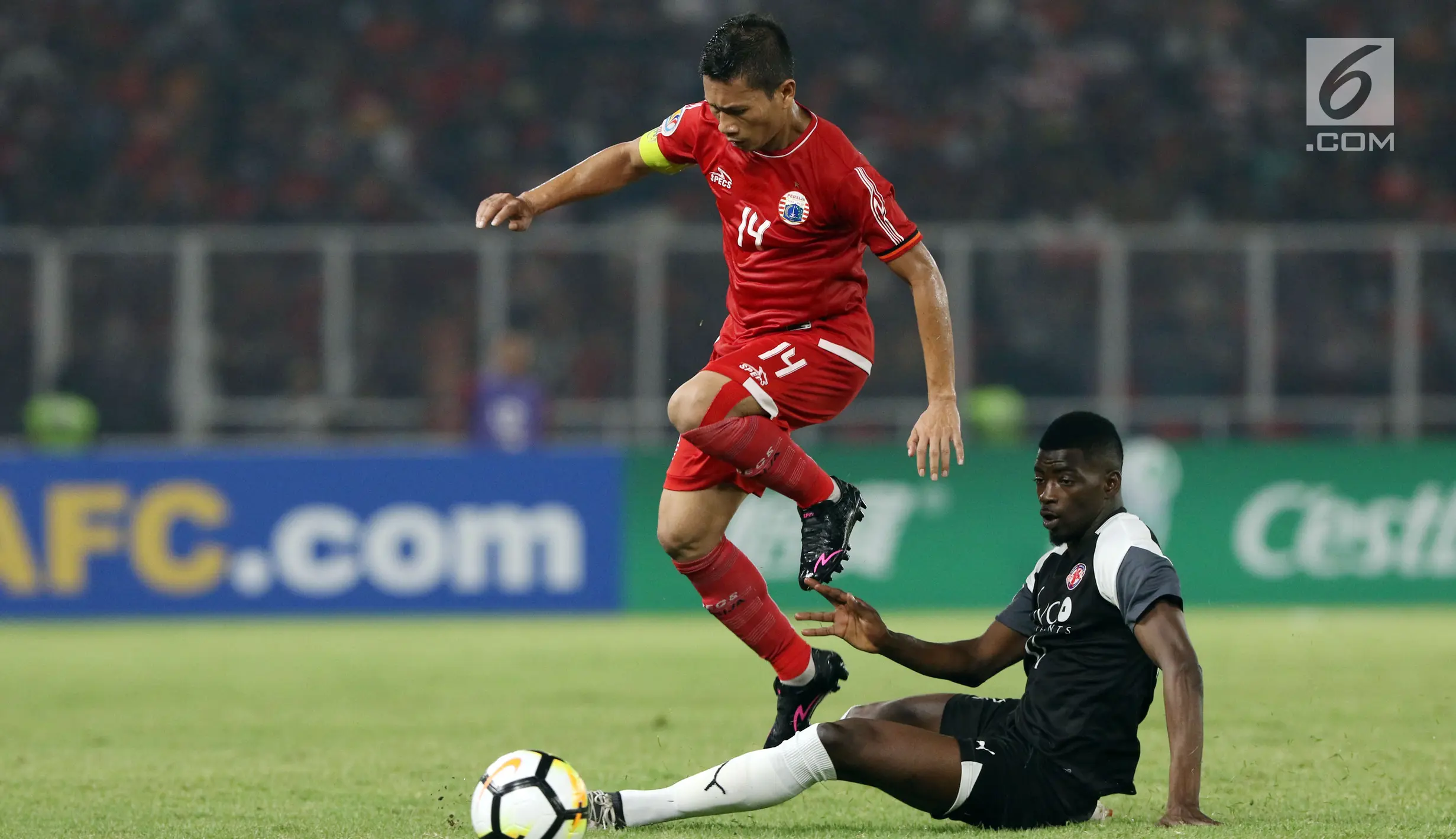 FOTO: Bermain Ketat, Persija Kalah dari Home United - Foto Liputan6.com