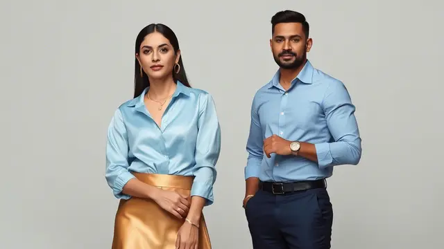 9 Inspirasi Outfit Biru Muda, Cocok untuk Pria dan Wanita - Hot ...