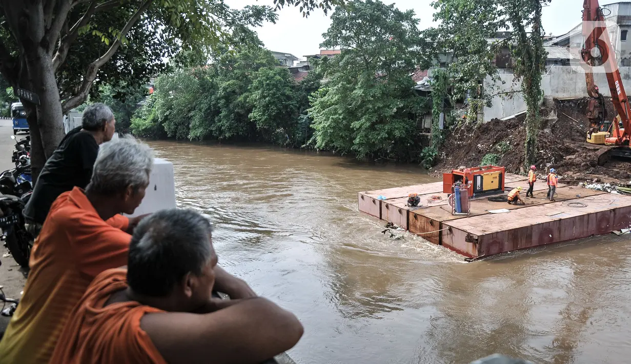 Proyek Sodetan Ciliwung Molor dari Target - Foto Liputan6.com