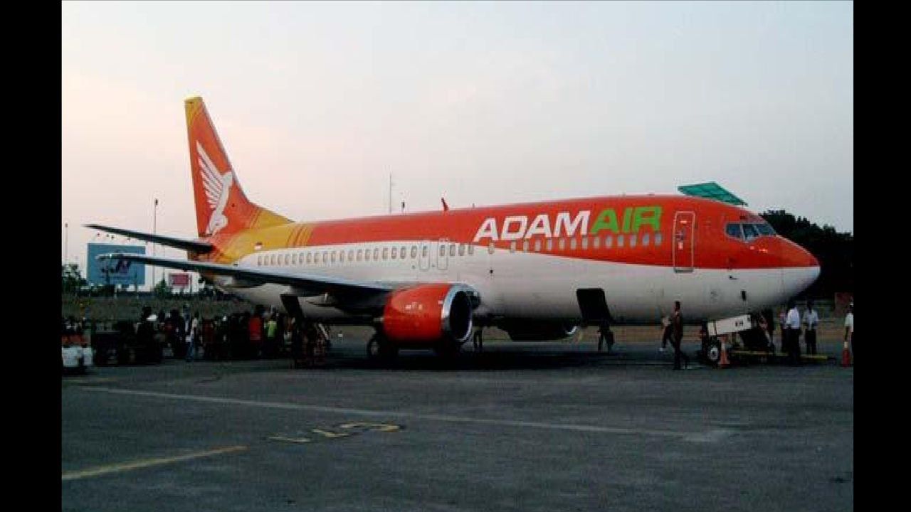 Kecelakaan Beruntun Membuat Adam Air Tak Lagi Mengudara