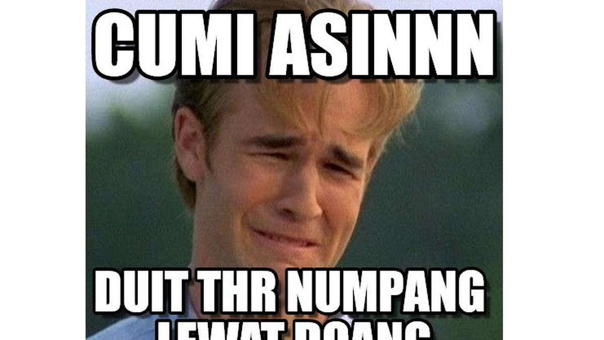 Bikin Ngakak, Meme THR Cair Ramai di Medsos