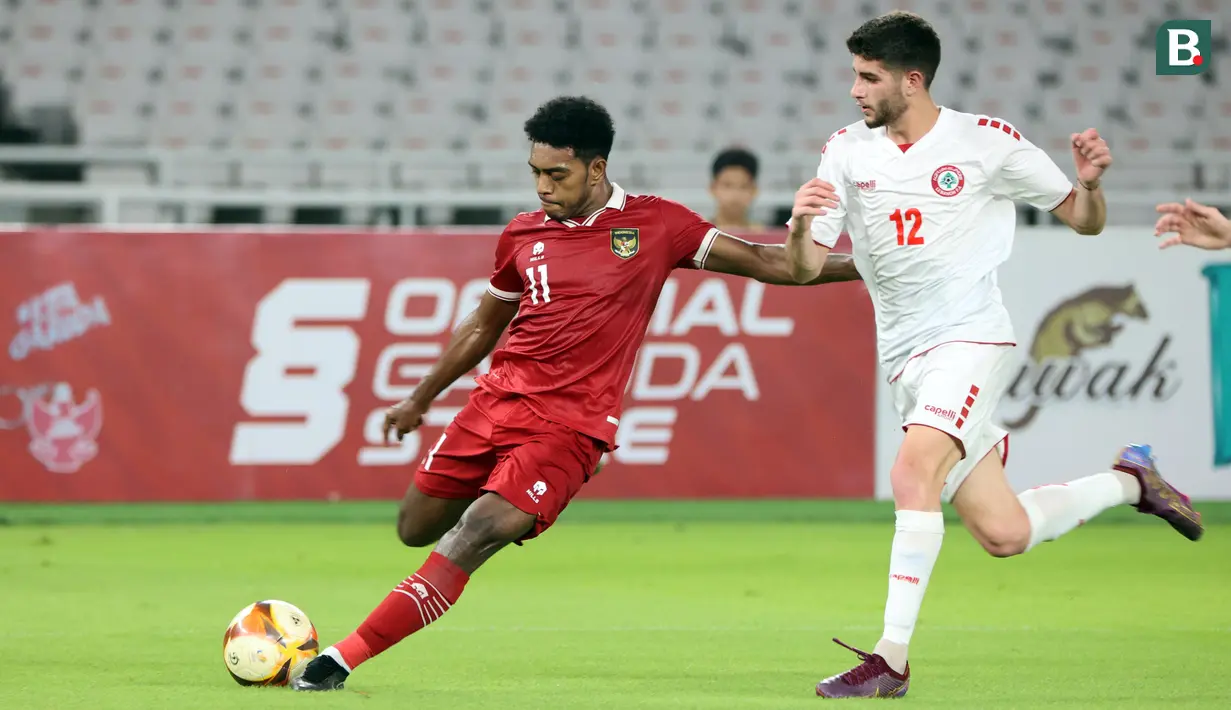 Foto: Timnas Indonesia U-22 Terjungkal oleh Lebanon di Pertandingan Uji ...
