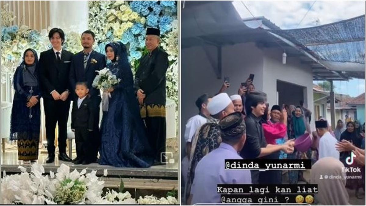 6 Potret Angga Yunanda di Rangkaian Pernikahan Kakak, Ikut Tradisi di ...
