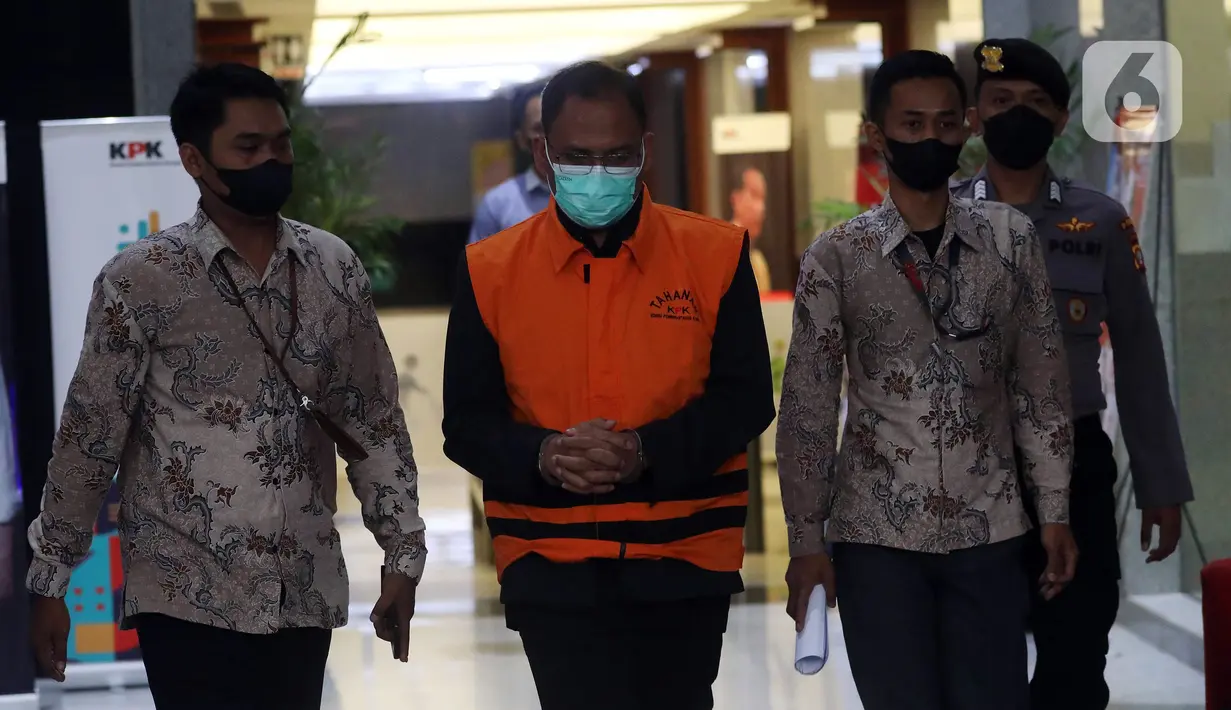 KPK Tahan Hakim Yustisial MA Edy Wibowo Terkait Kasus Dugaan Suap - Foto Liputan6.com