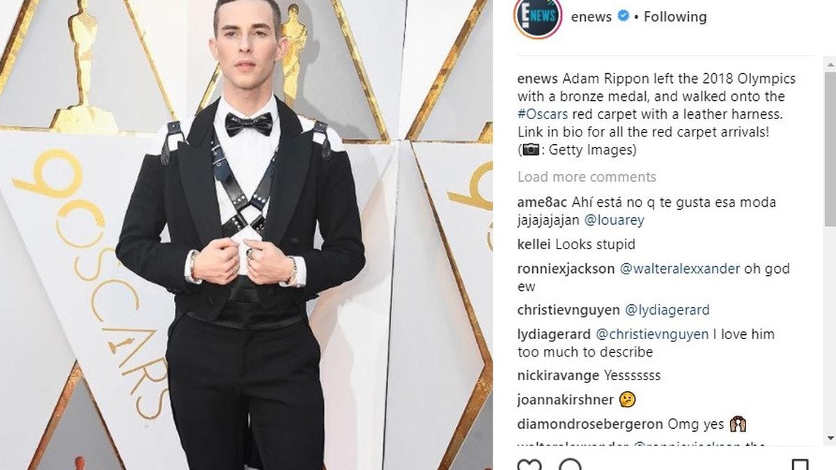 Seksi dan Menantang, Gaya Tuksedo Unik Adam Rippon di Piala Oscar 2018 ...