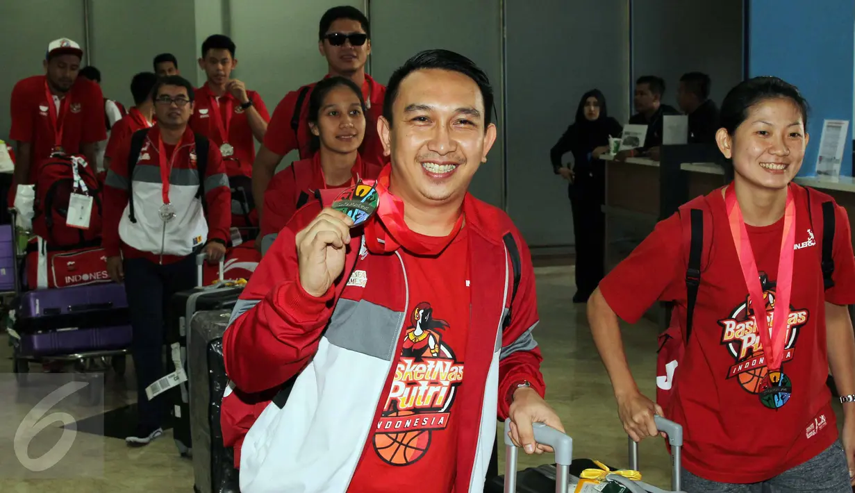 Tim Basket Indonesia Berhasil Kawinkan Perak - Foto Liputan6.com