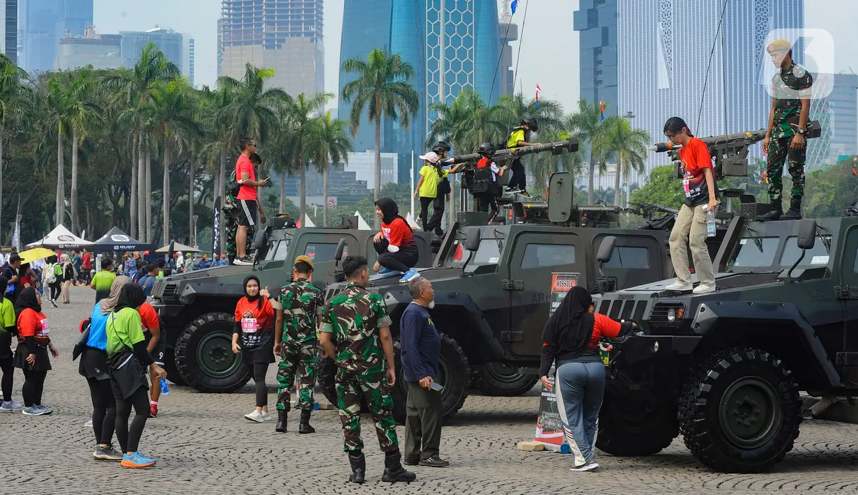 Pameran Alutsista Sambut Perayaan HUT ke-78 TNI di Monas - Foto Liputan6.com