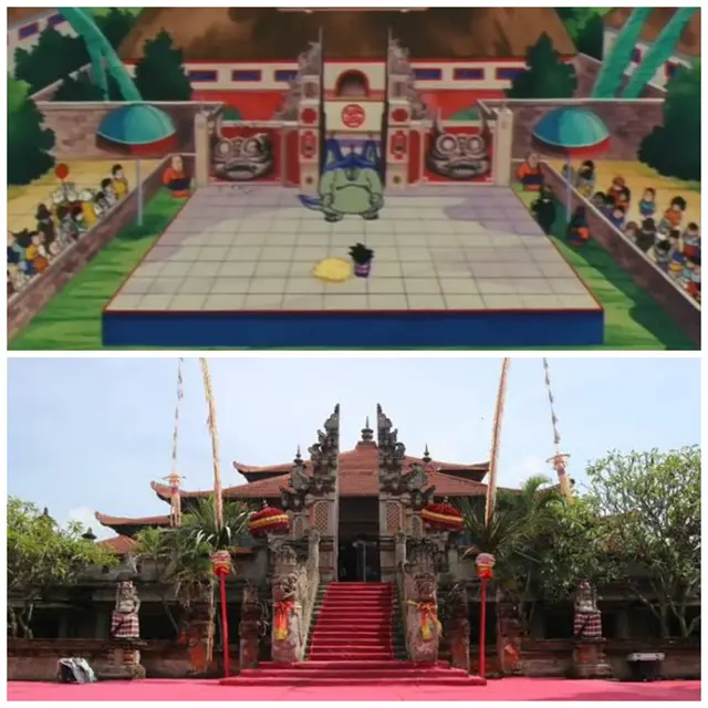 5 Bukti Tempat Turnamen di Film Kartun Dragon Ball Digelar di Bali