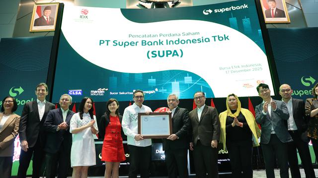 Saham Superbank (SUPA) Langsung ARA, Melonjak 24,41% saat Perdagangan ...