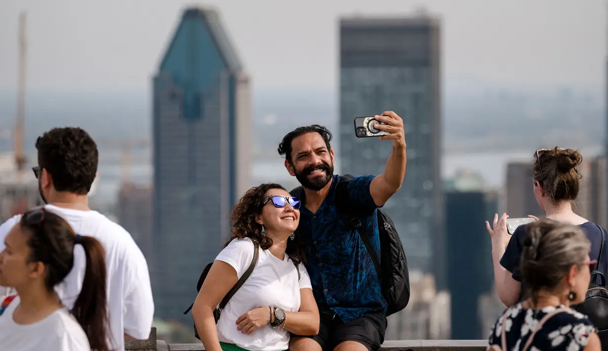 Menikmati Cuaca Panas di Kanada - Foto Liputan6.com