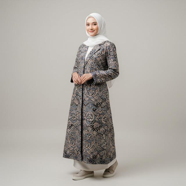 Model Gamis Blazer Brokat Cocok untuk Acara Apa? Ini 8 Rekomendasi Padu ...