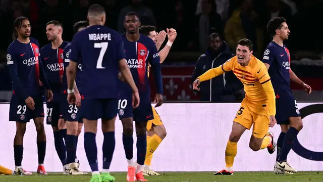 PSG Kalah dari Barcelona di Leg Pertama Perempat Final Liga Champions, Luis Enrique: Laga Pekan ...