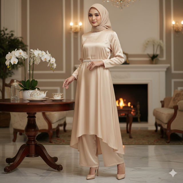7 Model Baju Lebaran One Set Wanita 2026, Tampilan Elegan dan Stylish ...