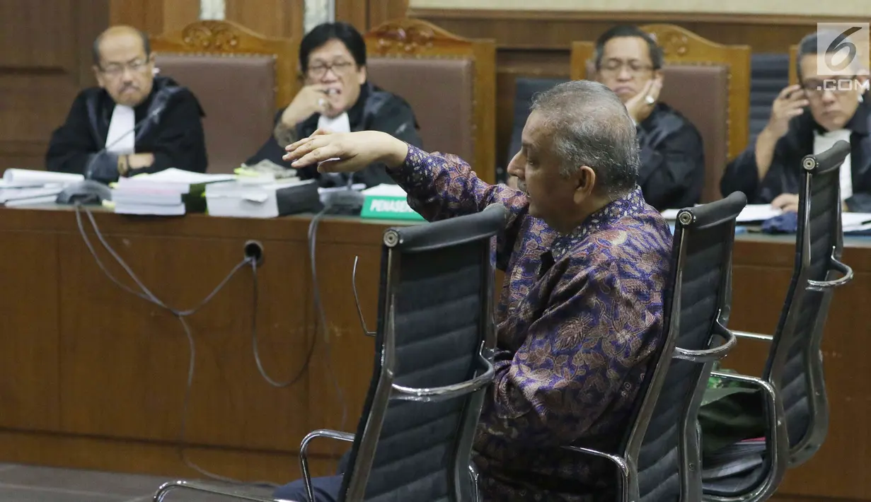 FOTO: Sidang Dugaan Suap Proyek PLTU Riau-1, Sofyan Basir Jalani ...