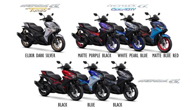 Yamaha AEROX ALPHA Hadir dengan 6 Pilihan Warna Baru dan Desain Lebih ...
