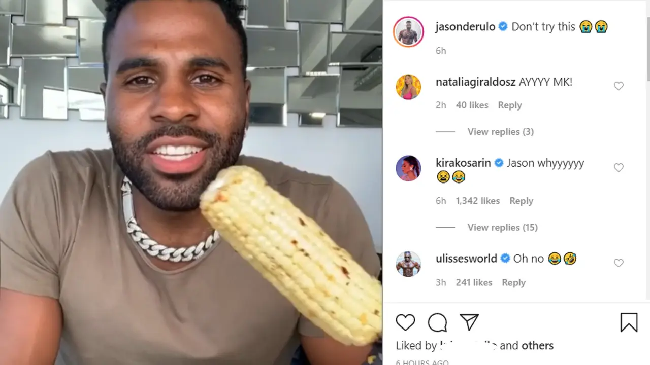 Jason Derulo Makan Jagung Pakai Bor demi Konten TikTok, Giginya Malah ...