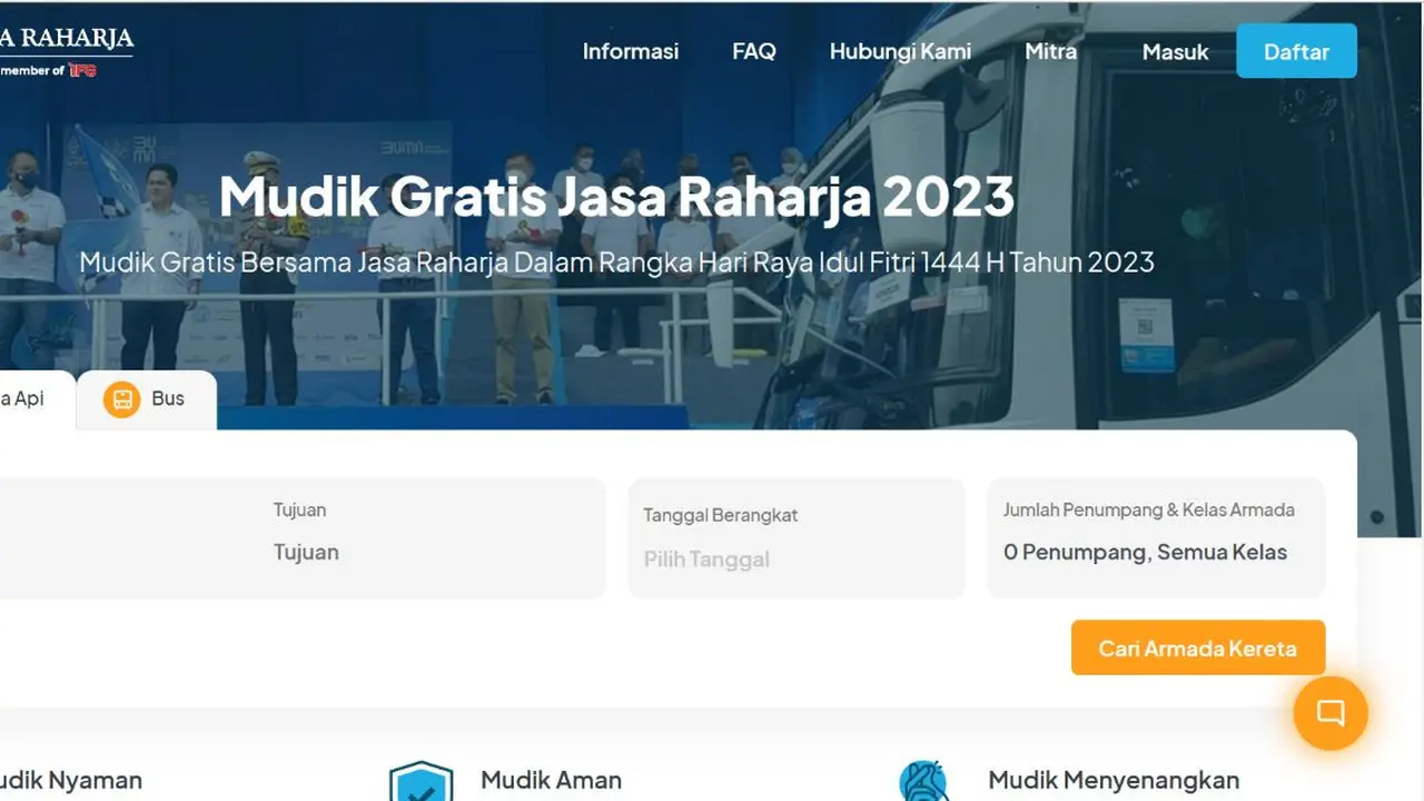 Mudik Gratis Jasa Raharja 2023, Bagaimana Syaratnya dan Rute Mana Saja? - News Liputan6.com