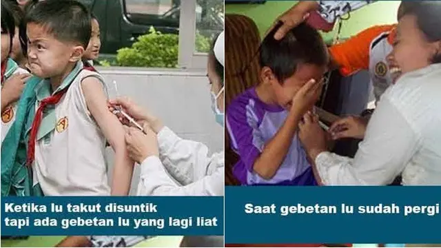 7 Meme Sakit Takut Disuntik Ini Bikin Geleng Kepala - Hot Liputan6.com