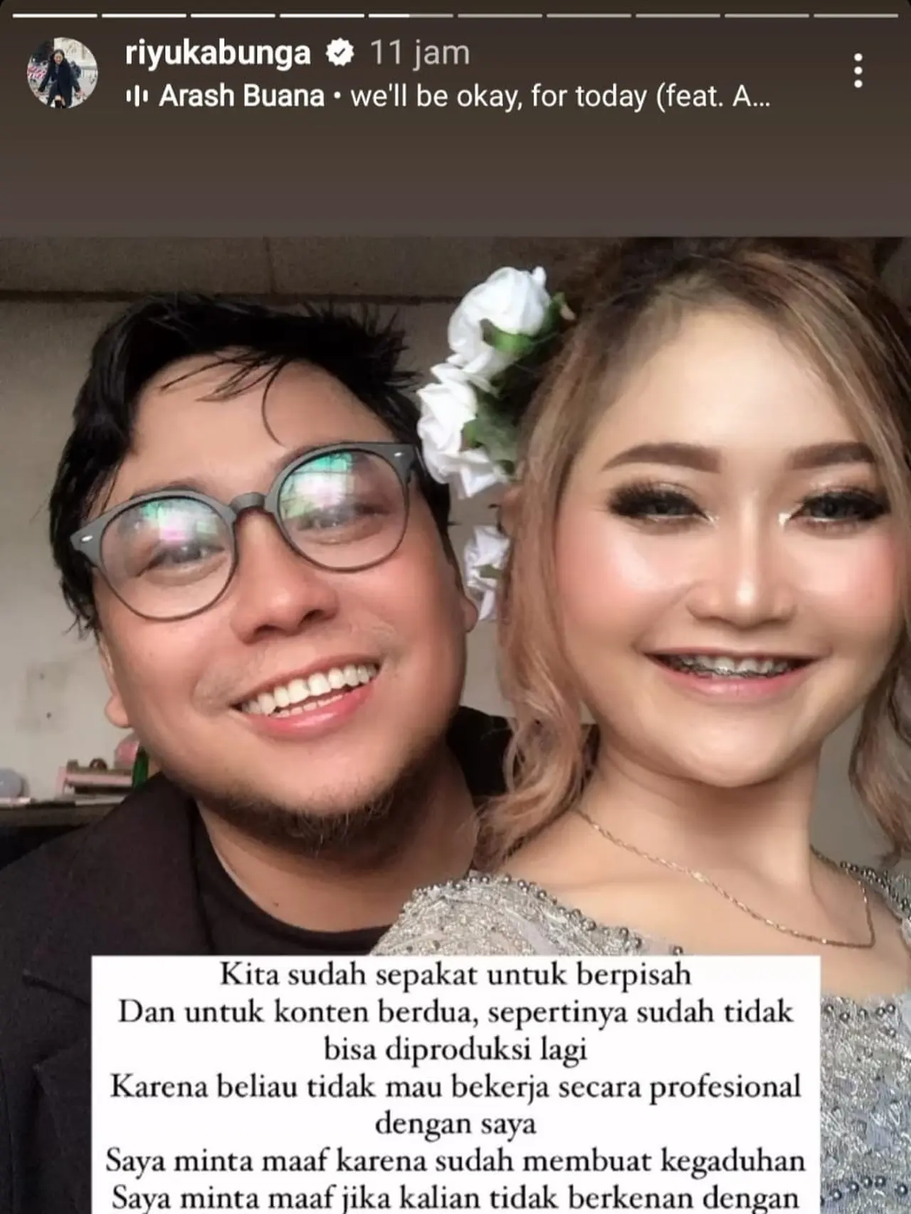 Heboh Riyuka Bunga Siap Cerai dengan Heri Horeh: Rumah Tangga Kami ...