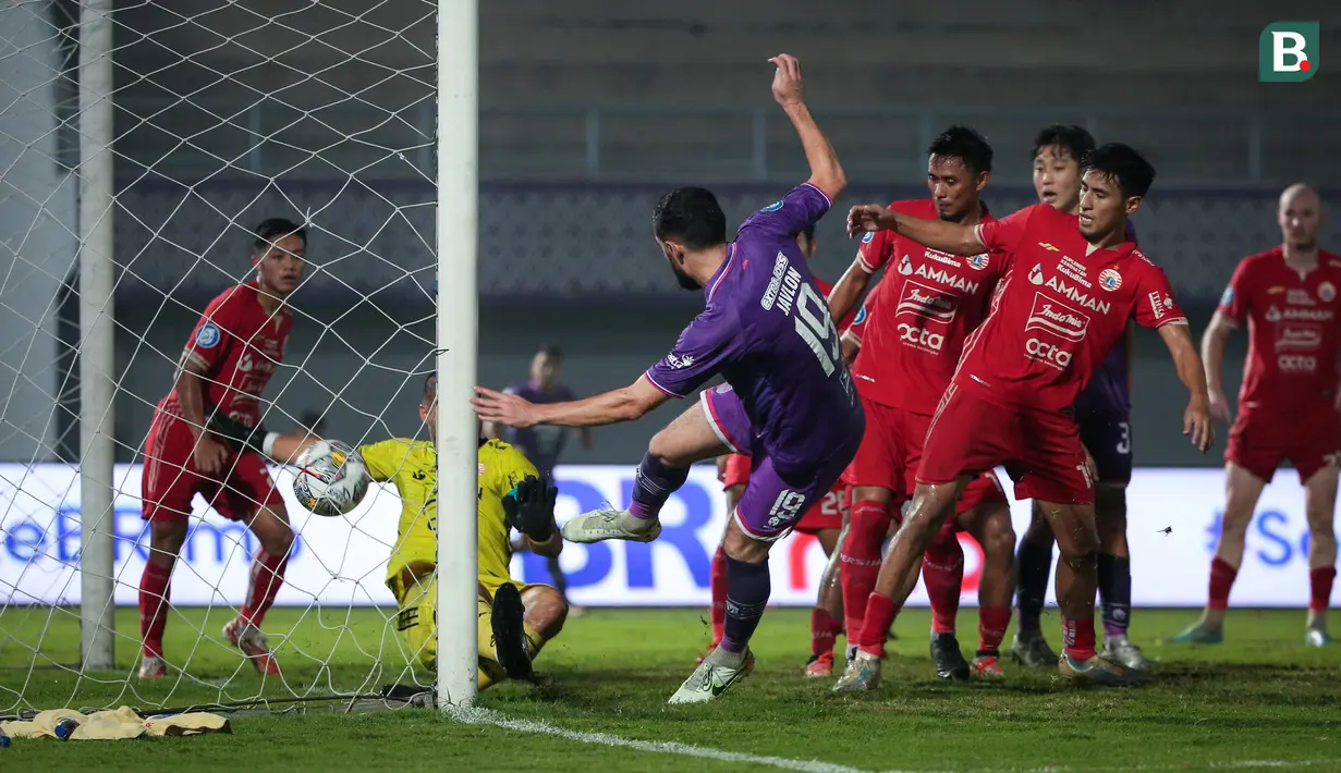 Foto: Gol Tunggal Javlon Guseynov Pupuskan Peluang Juara Persija Jakarta di BRI Liga 1 2022/2023 ...