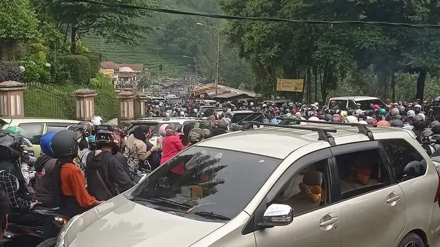Jalur Puncak Bogor Arah Jakarta Macet Parah, Laju Kendaraan Terkunci - News Liputan6.com