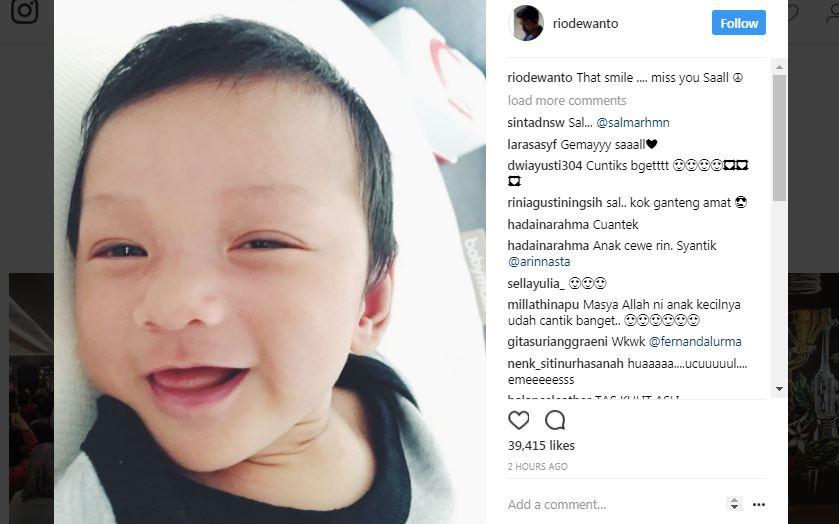 Baru Lahir, Senyum Anak Rio Dewanto Mampu Bikin Publik Kesengsem ...