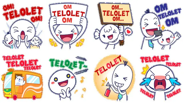 Gemas! Stiker Om Telolet Om Hadir di BBM - Tekno Liputan6.com